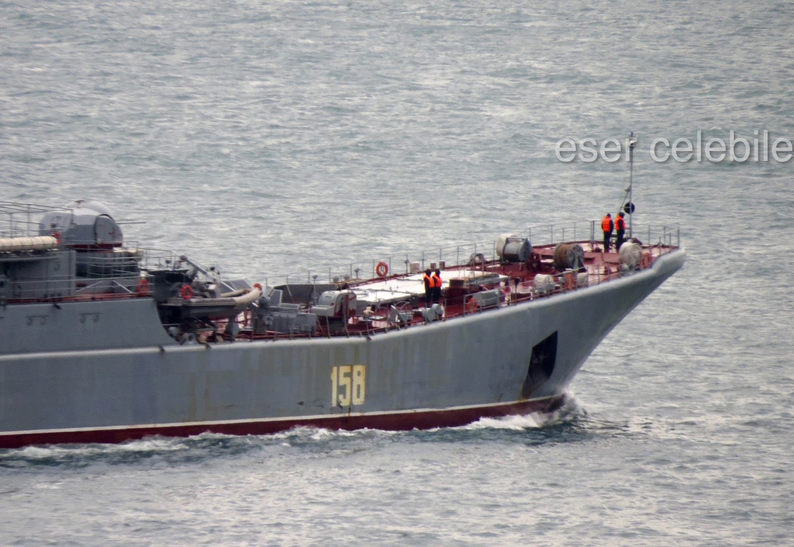 WARSHIPS ON THE BOSPHORUS: 158 Caesar Kunikov (BDK-64) Ropucha II 26 ...