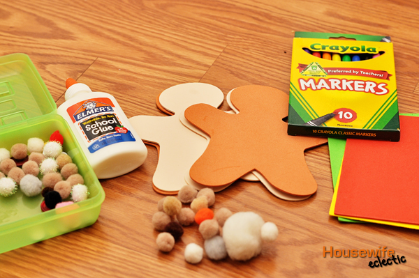 Foam Gingerbread Man Decorating Kit - Housewife Eclectic