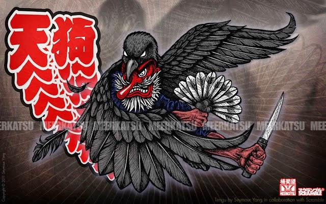 Meerkatsu Art: Tengu Wallpaper ~ Meerkatsu's Blog