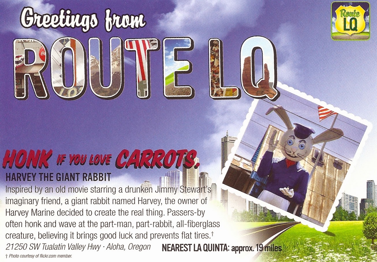 My Favorite Views: Oregon - Harvey the Giant Rabbit - from La Quinta