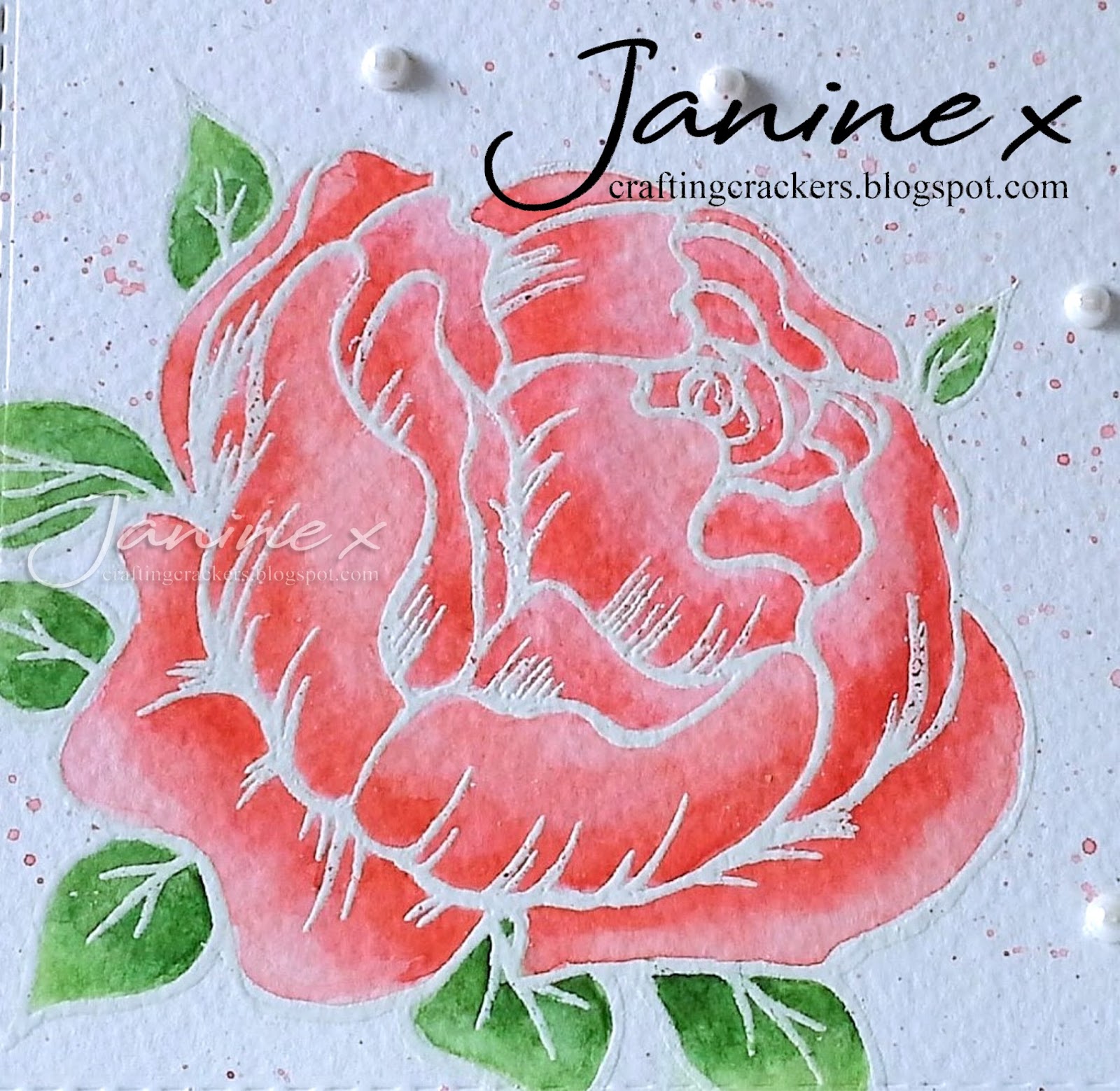 Crafting Crackers Sweet Stampin Card Embossing crafting-crackers-sweet-stampin-card-embossing