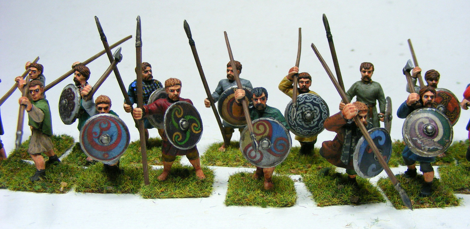 Evil Bob's Miniature Painting: 28mm Normans and Welsh for Saga