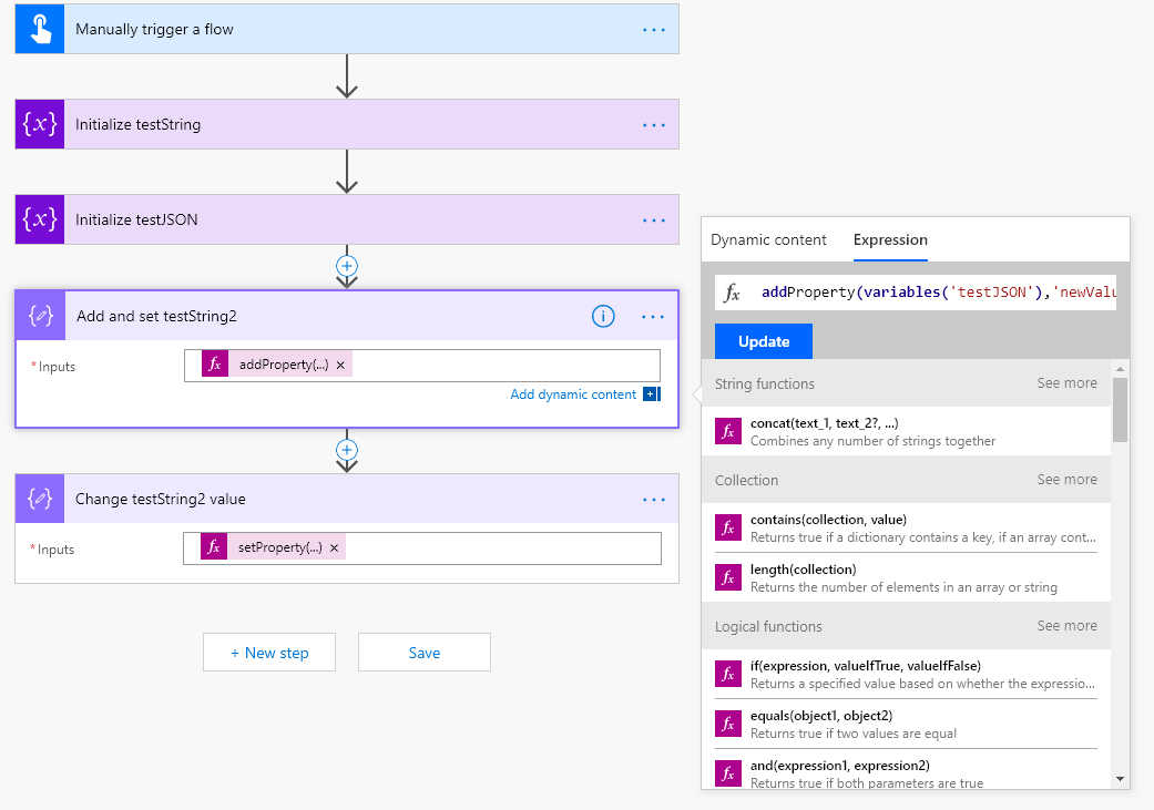 Persnickety about PowerApps: JSON operations in MS Flow (Power Automate)