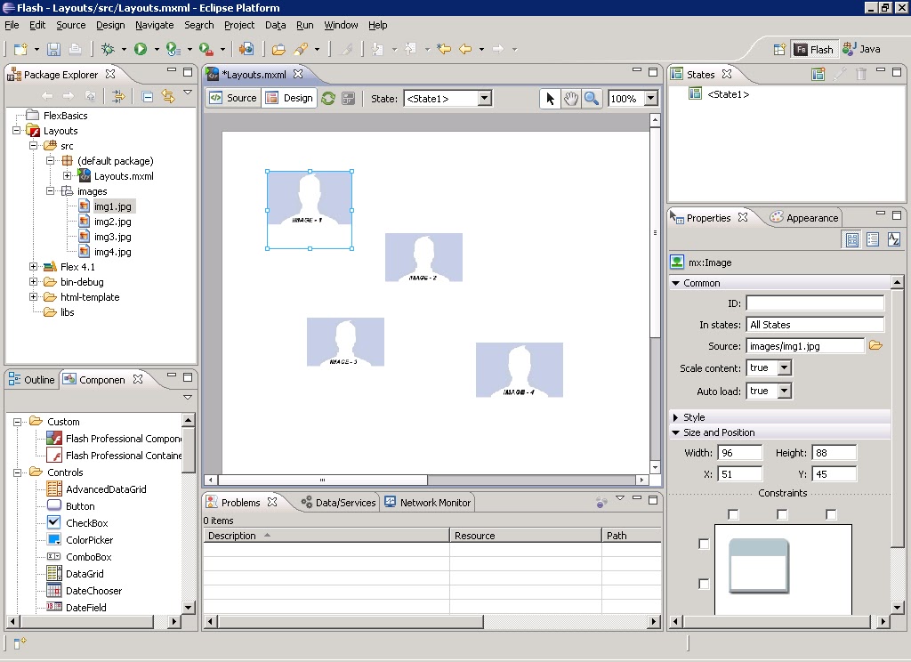 Adobe Flex Tutorials: Components and Layouts
