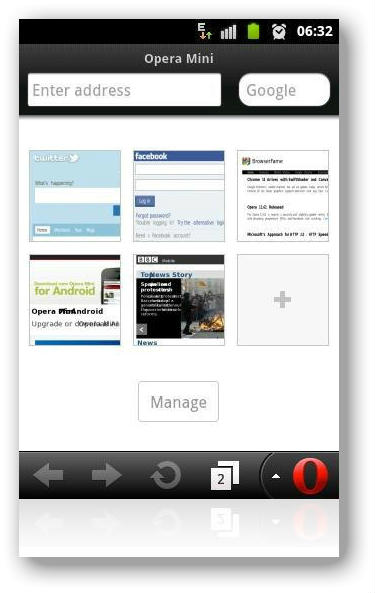 Opera Mini 7 for Android Released | The Techbay