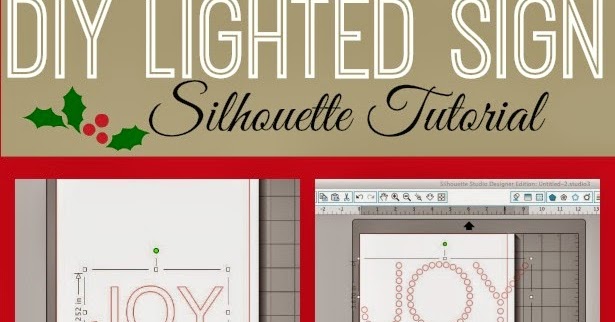 DIY Lighted Sign with Silhouette Tutorial - Silhouette School