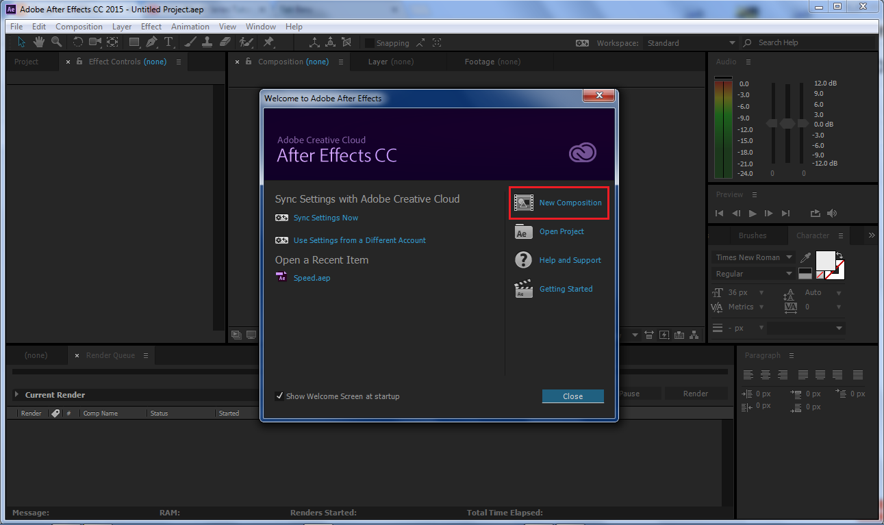 Cara Dasar Edit Video Menggunakan Adobe After Effect CC