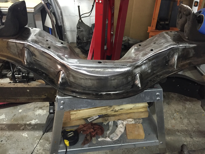 66 C10: Pancaking front crossmember.