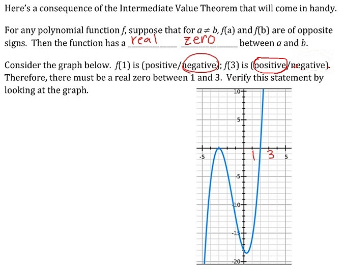 EPSILON-DELTA: Discovering the Intermediate Value Theorem