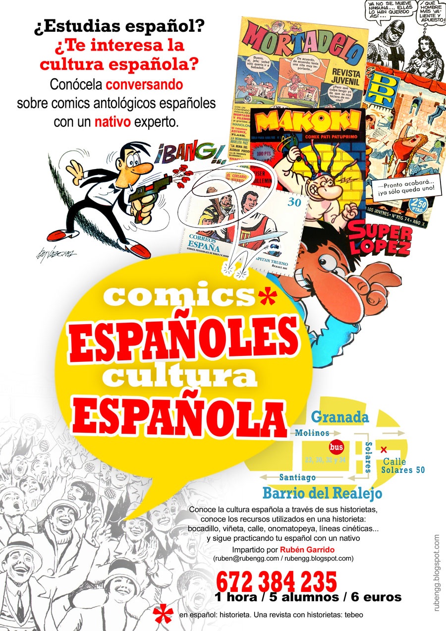 Aprende a ver: Comics españoles/cultura española. Charlas para ...