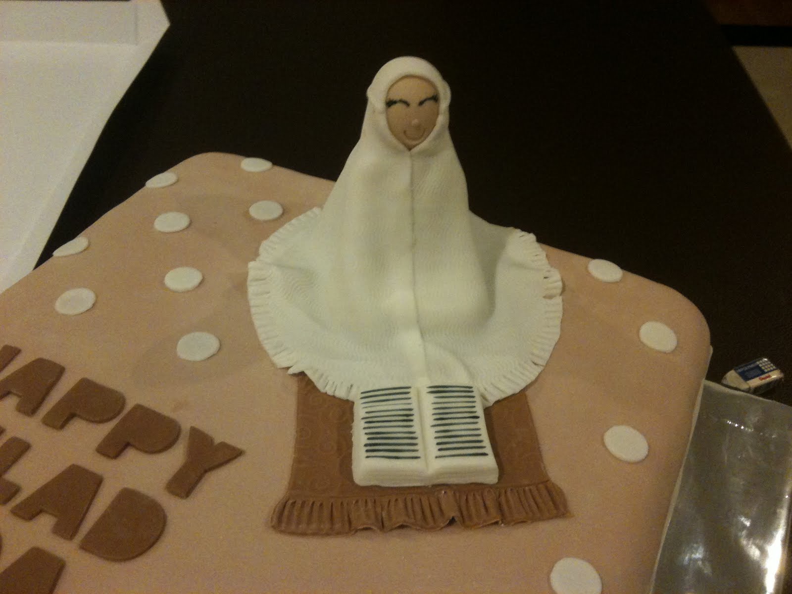 scrumptious homemade: shalat and al-quran birthday cake