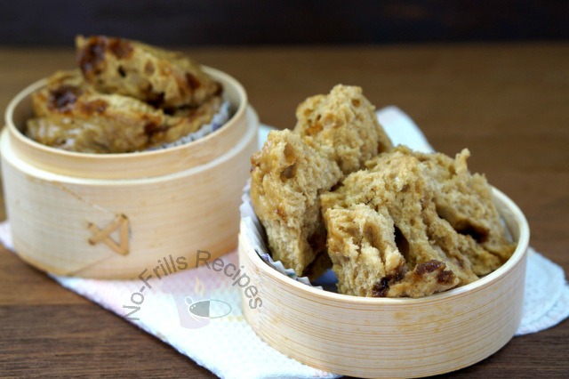 Okinawan black sugar steamed cake ~ 黑糖蒸蛋糕