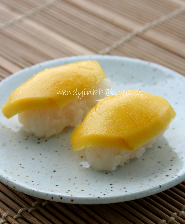 Table for 2.... or more: Thai Mango Rice Sushi - Mango Week # 2