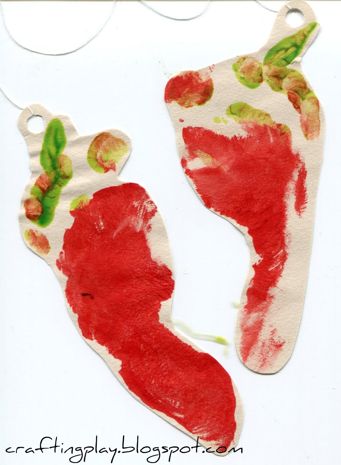 Crafting Play: Celebrate Cinco de Mayo with Footprint Chili Peppers!