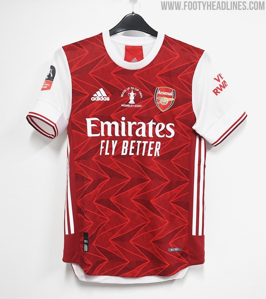 Arsenal Shows Off 2020 FA Cup Final Kit - Unique Font & Three Special ...