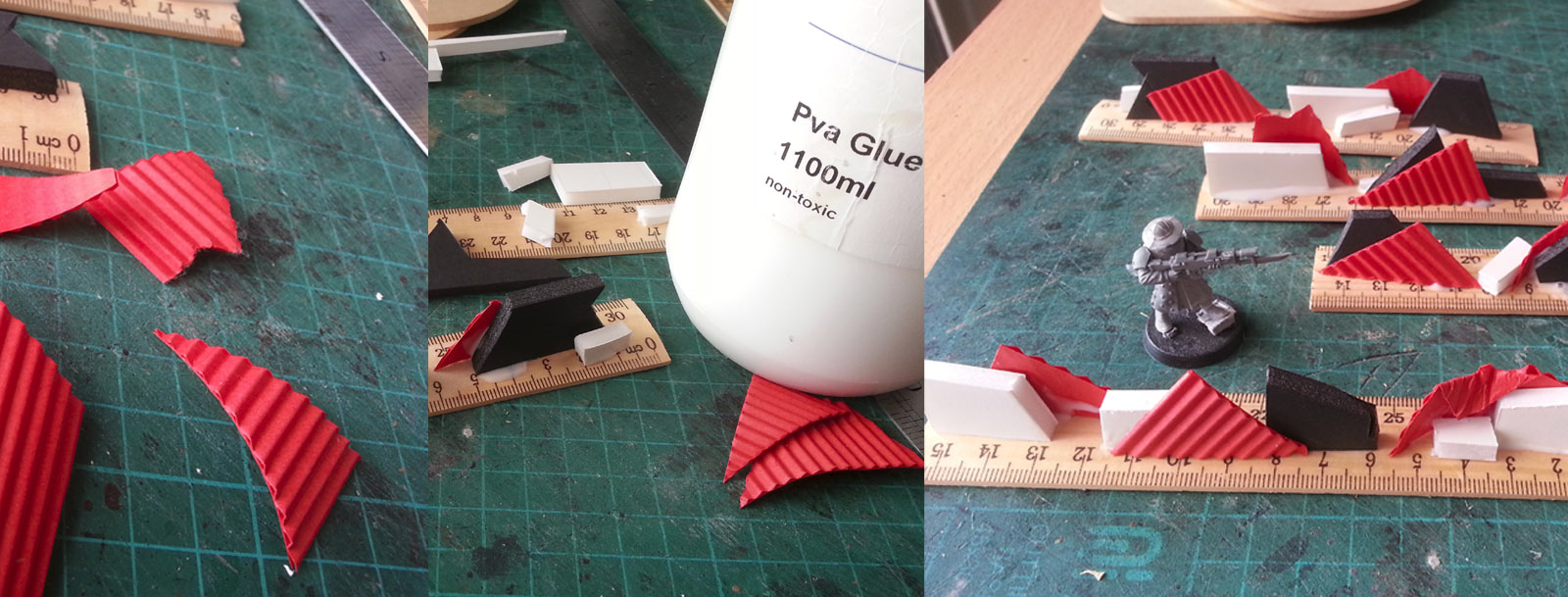 Captain Stainguard 40k Scratch Building : Scratch building 40k Barricades