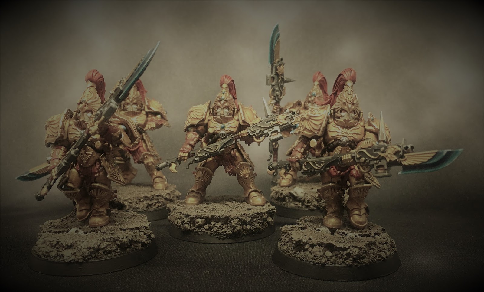 262nd Death Korps of Krieg: Adeptus Custodes with Halberds To DONE