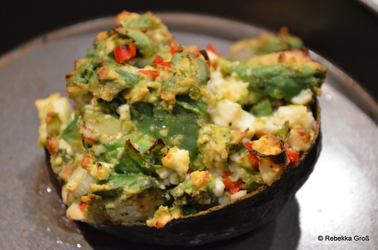 beatingbowls: Baked Avocado with Feta and Lime