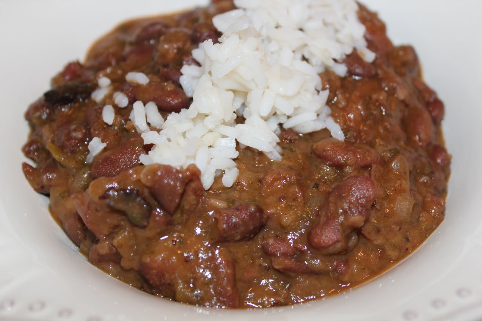 A pinch of this... a dash of that: Real Cajun Red Beans and Rice