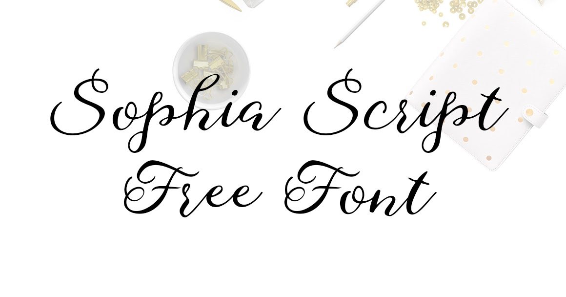 DLOLLEYS HELP: Sophia Script Free Font