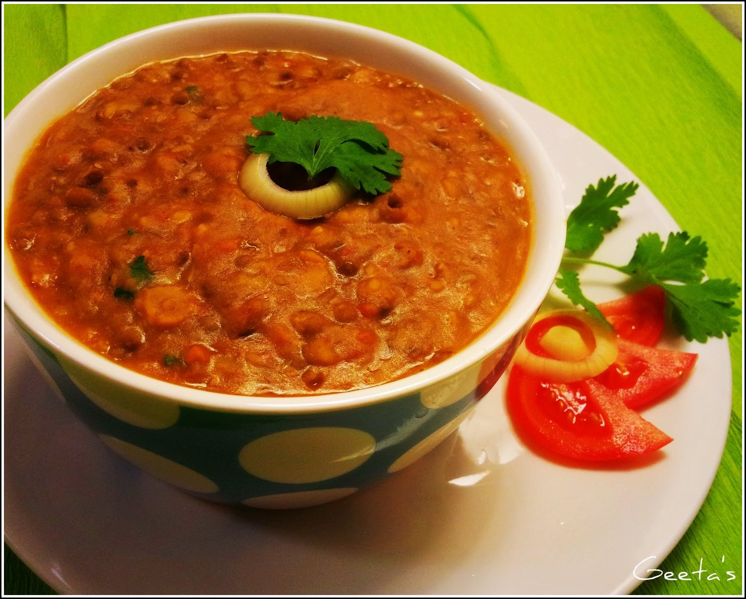 veggie delights: Green gram dal