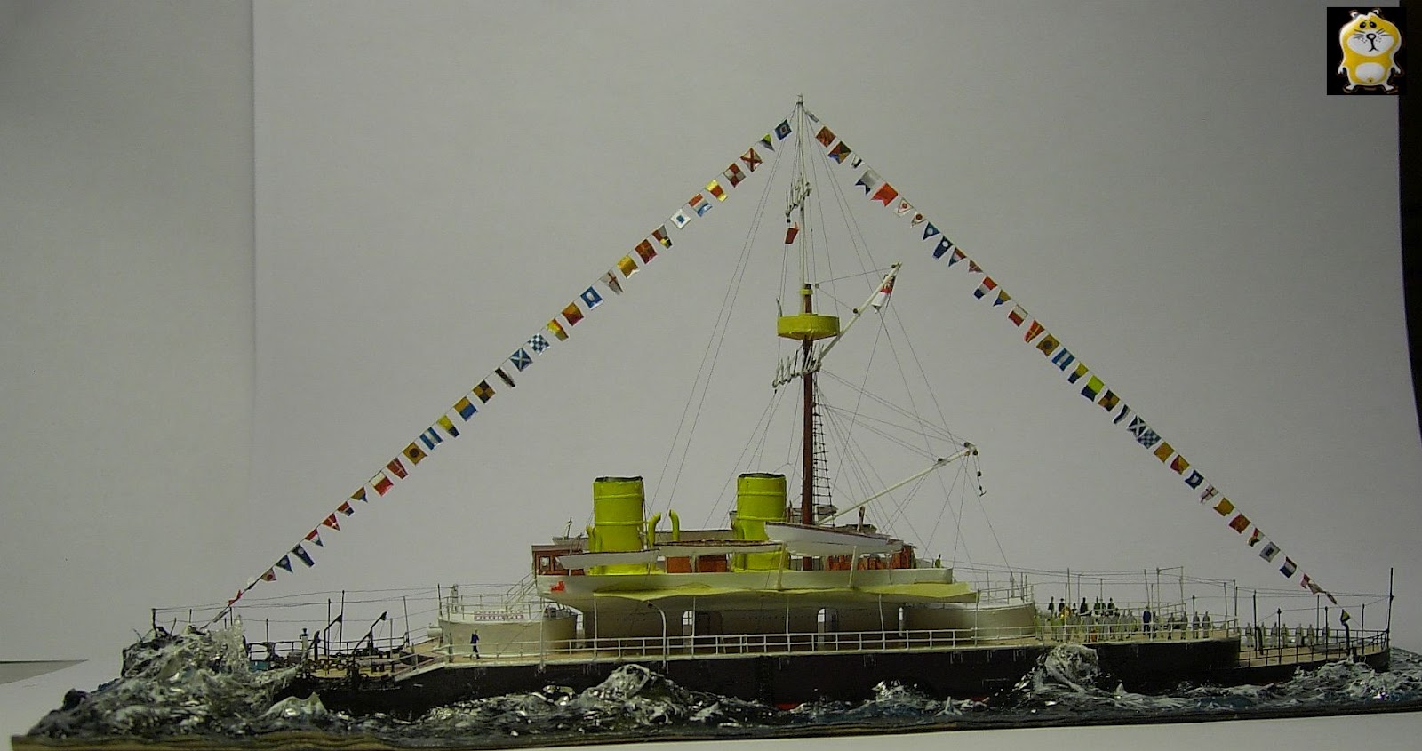 The Mad Hamster's Modelling: HMS Devastation, 1876: piękne brzydactwo