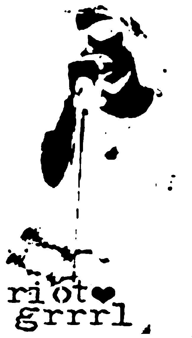 Shrouded in Fog: Riot grrrl Stencil