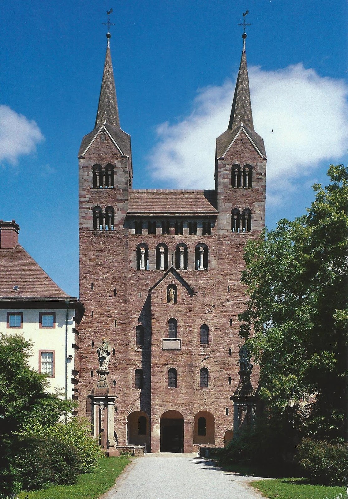 A Journey of Postcards: Carolingian Westwork Corvey | Germany