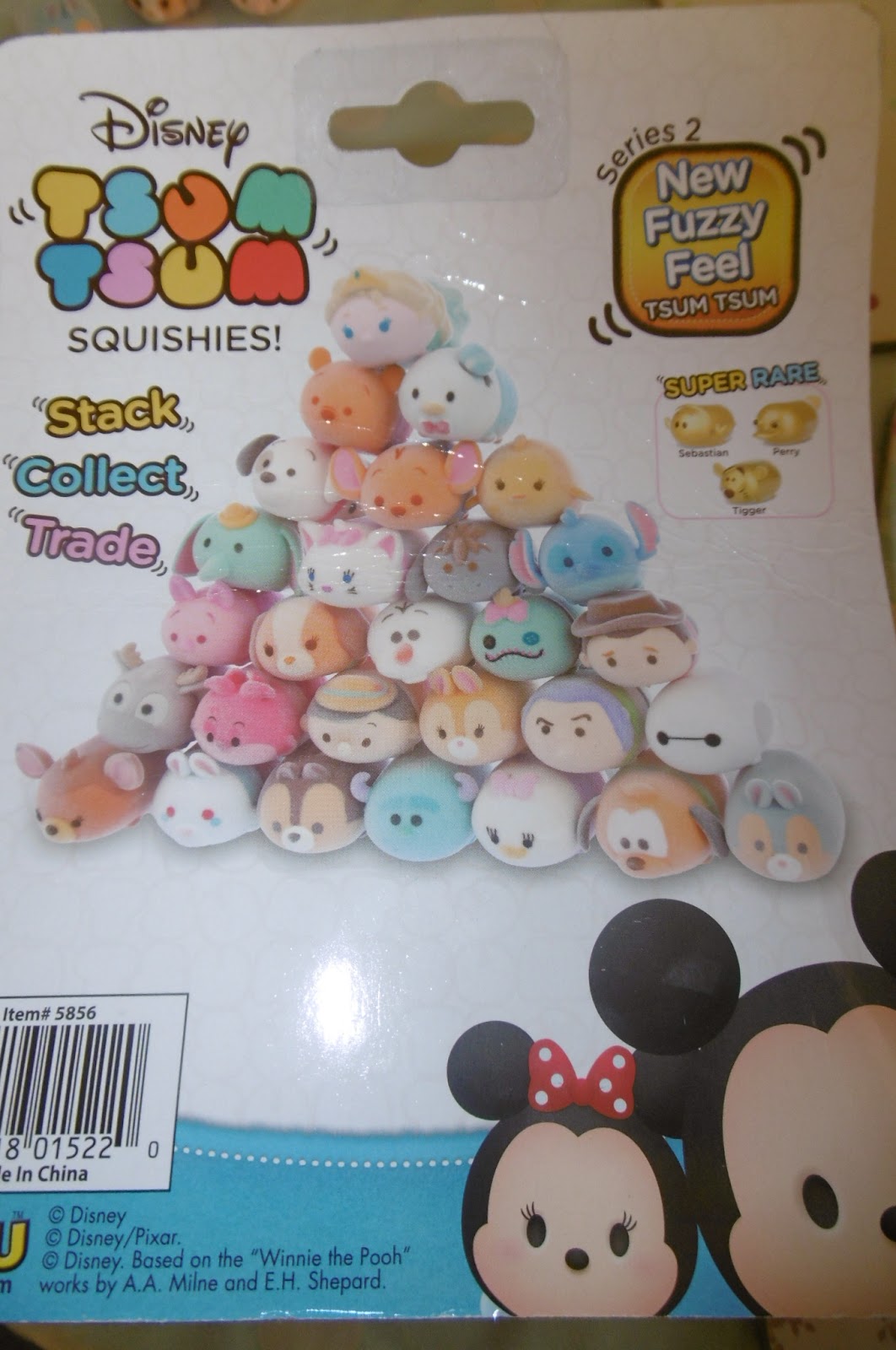 Madhouse Family Reviews: Tsum Tsum Squishies Fuzzy Feel Series 2 (review)
