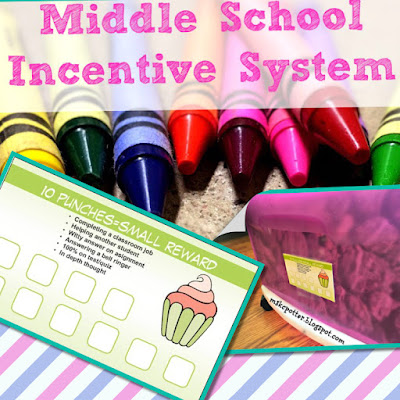 Middle School Classroom Incentive System