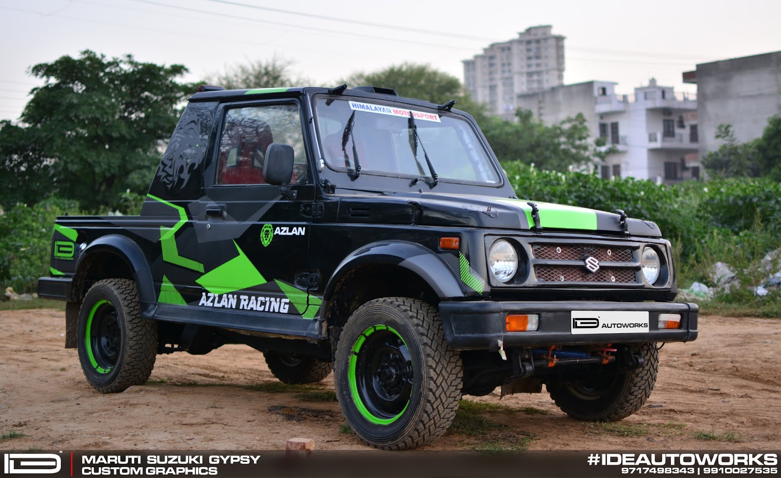 Maruti Gypsy: Custom Rally Graphics | IDE Autoworks
