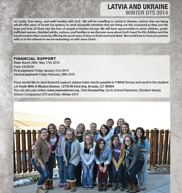 The adventure continues: Tidbits of YWAM Denver