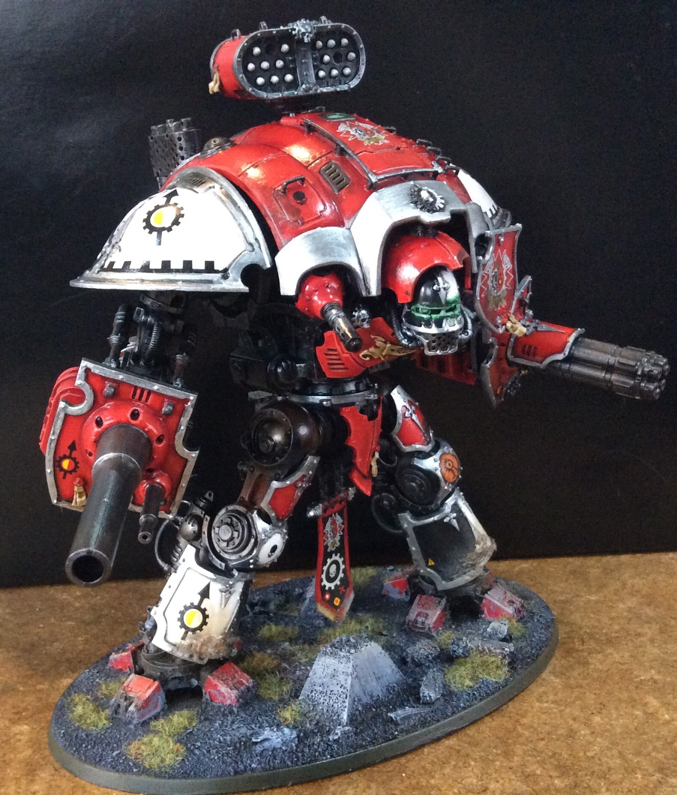 Redtoof's Mostly 40K Blog: House Taranis Knight aka Knighty McKnightface?