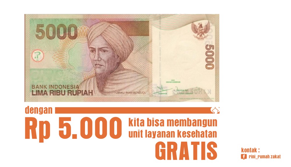 Gerakan Rp. 5000,- untuk Layanan Kesehatan Gratis ~ Berbagi itu Mudah
