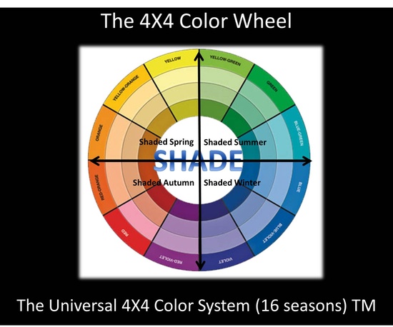 expressing your truth blog: The 4x4 Color Wheel (16 Seasons)