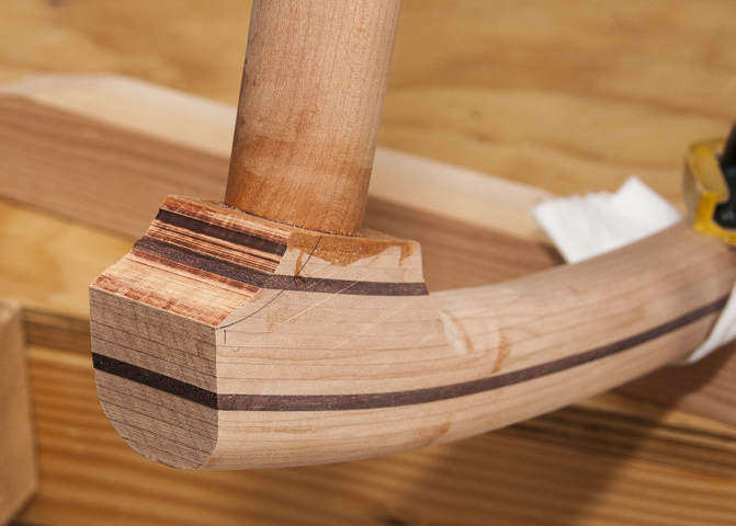Projects & Related Things: Maloof Rocker - Shaping the Rocker Ends ...