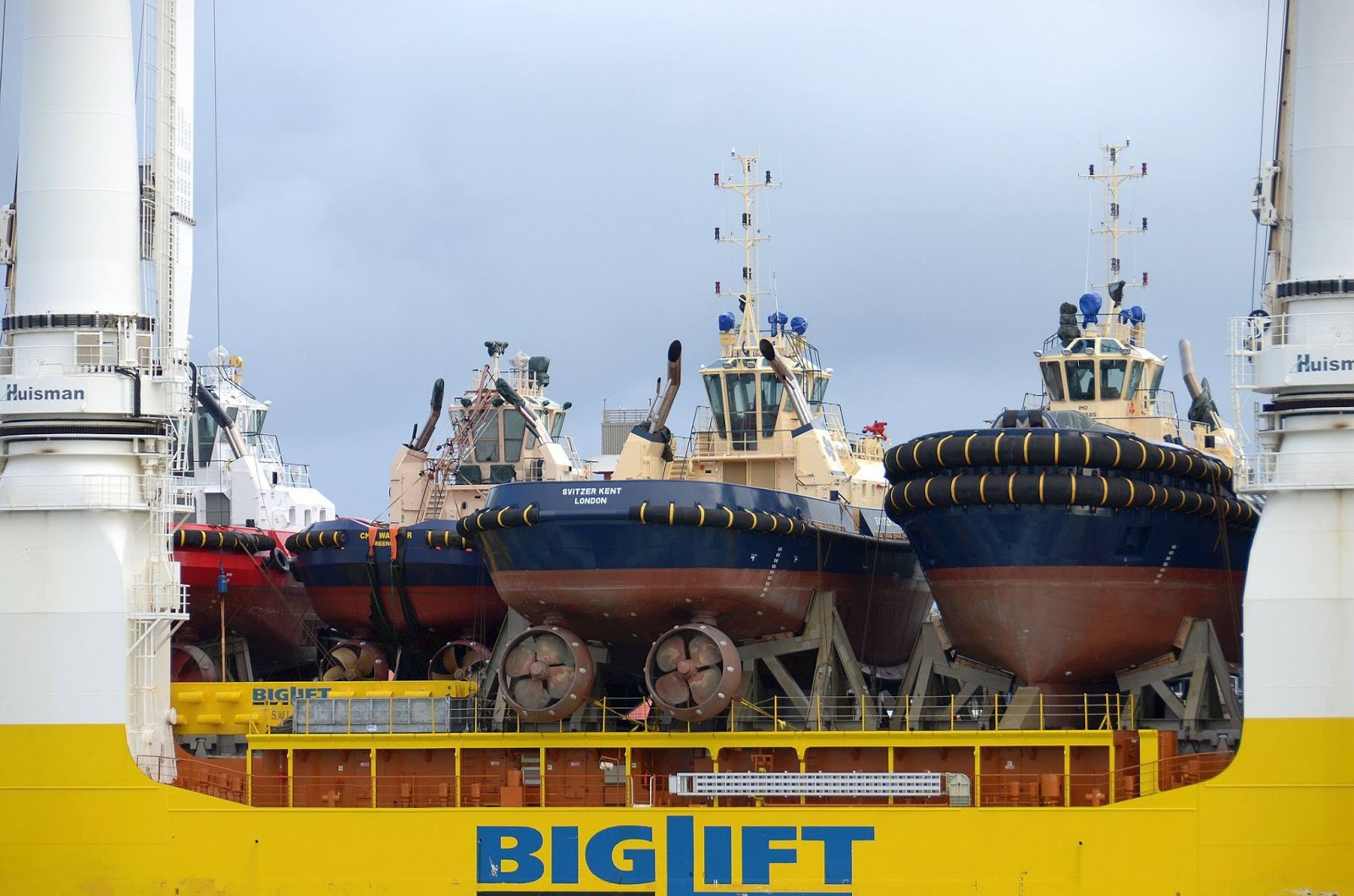BigLift’s Happy Star Arrives in Rotterdam Carrying 22 Vessels ...