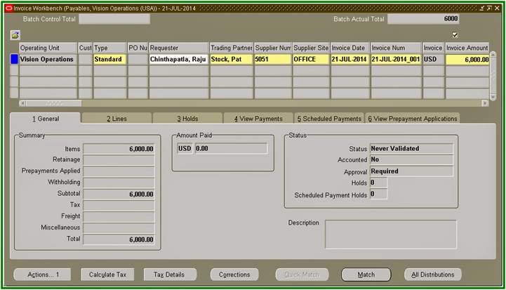 Oracle Applications: Oracle Payables Invoice Approvals Workflow