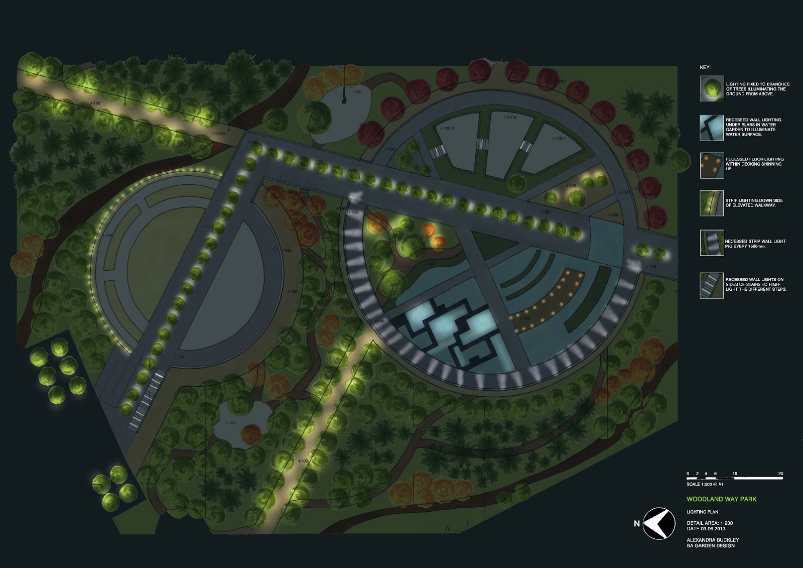 Revitalisation: Lighting plan