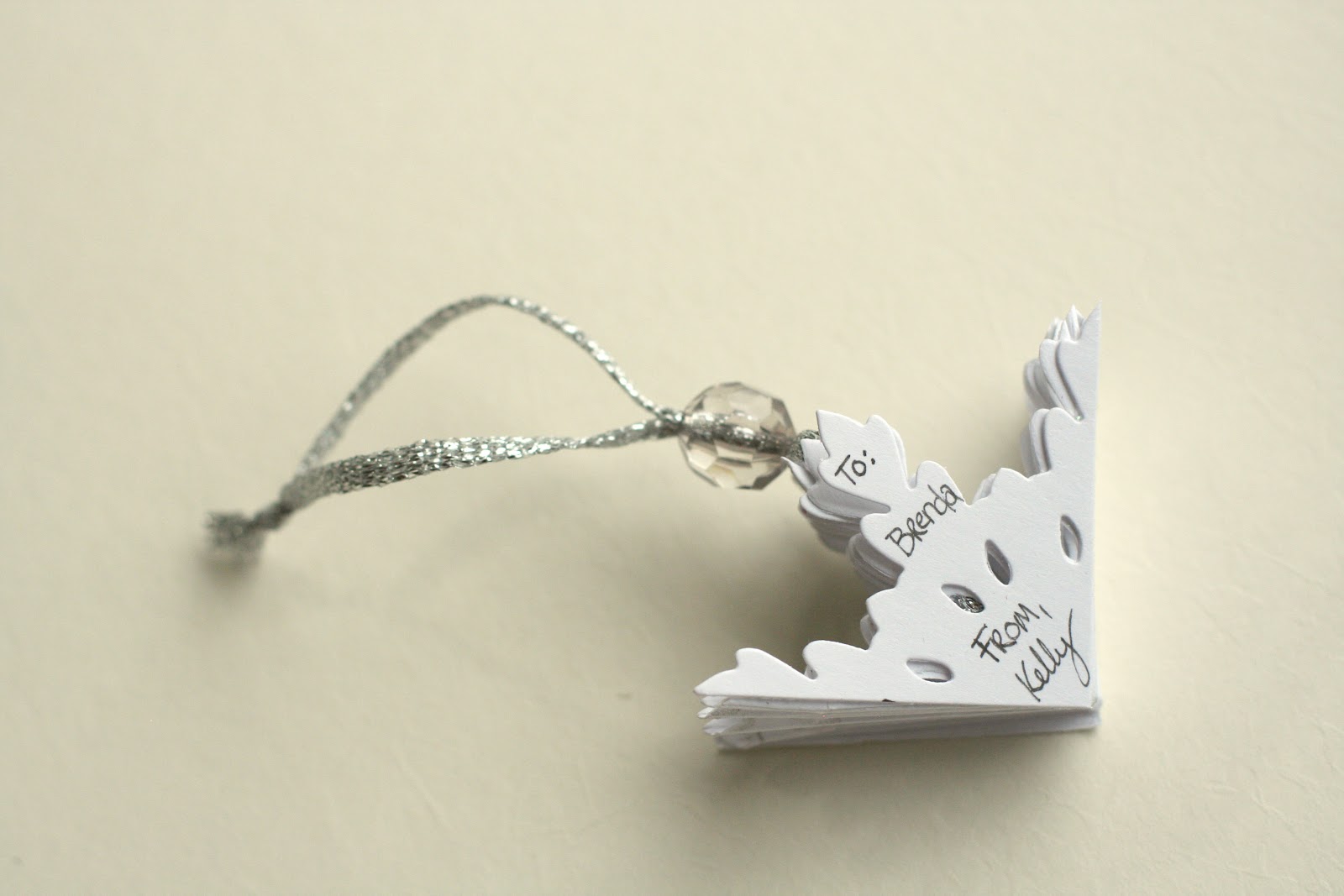 Notable Nest: Foldable Snowflake Ornament