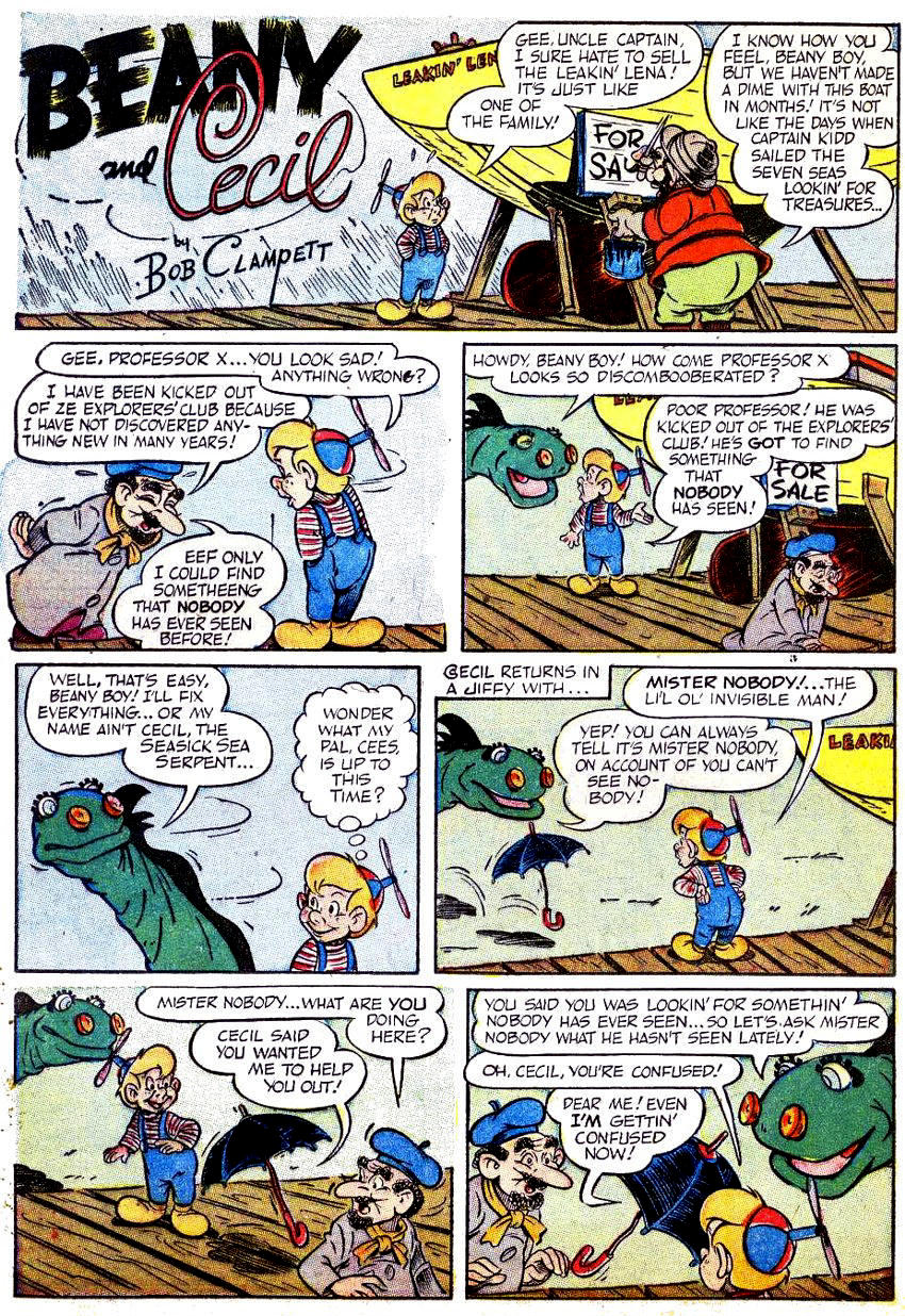 Pappy's Golden Age Comics Blogzine: Number 1319: Beany and Cecil and ...