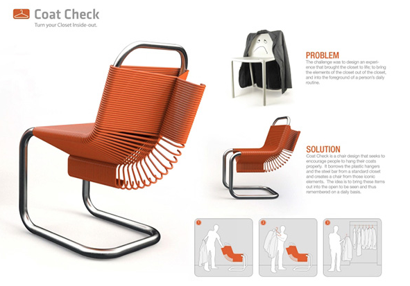 ideasthai: ไอเดียเก้าอี้ไม้แขวนเสื้อเก๋ๆกับ Clothes Hanger Chair