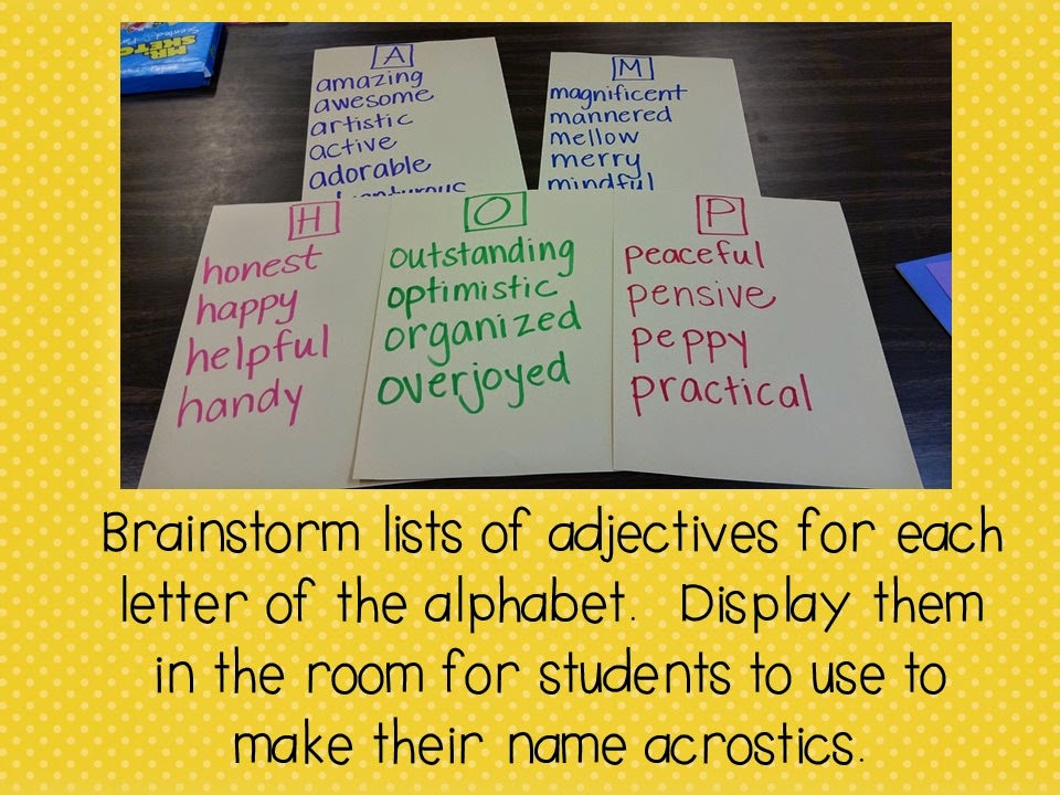 I Teach Kinder: Kindergarten Teaching Resources: Rainbow Acrostic Poems