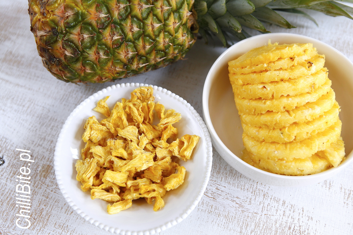 ChilliBite.pl - motywuje do gotowania!: Suszony ananas domowym sposobem