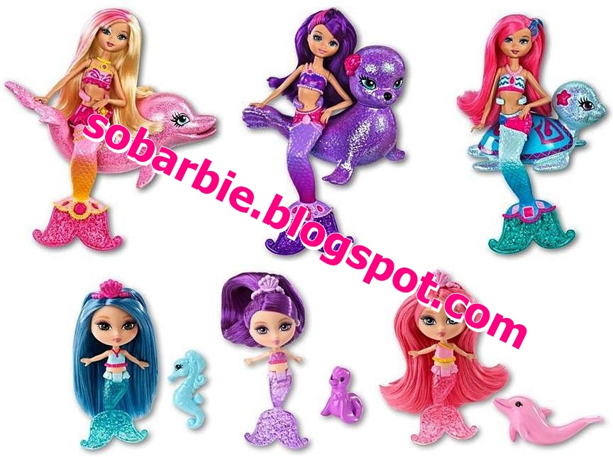 Só Barbie: Barbie Vida de Sereia 2 - Mini Sereias