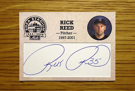 The Amazing Shea Stadium Autograph Project: #520) RICK REED