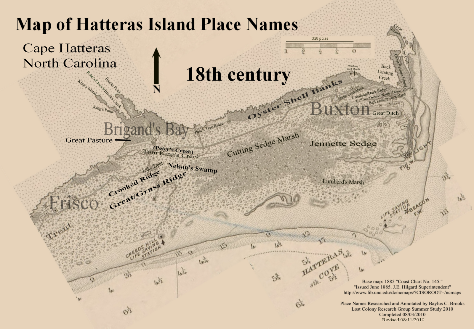 B.C. Brooks: A Writer's Hiding Place: Challenges of Hatteras Research