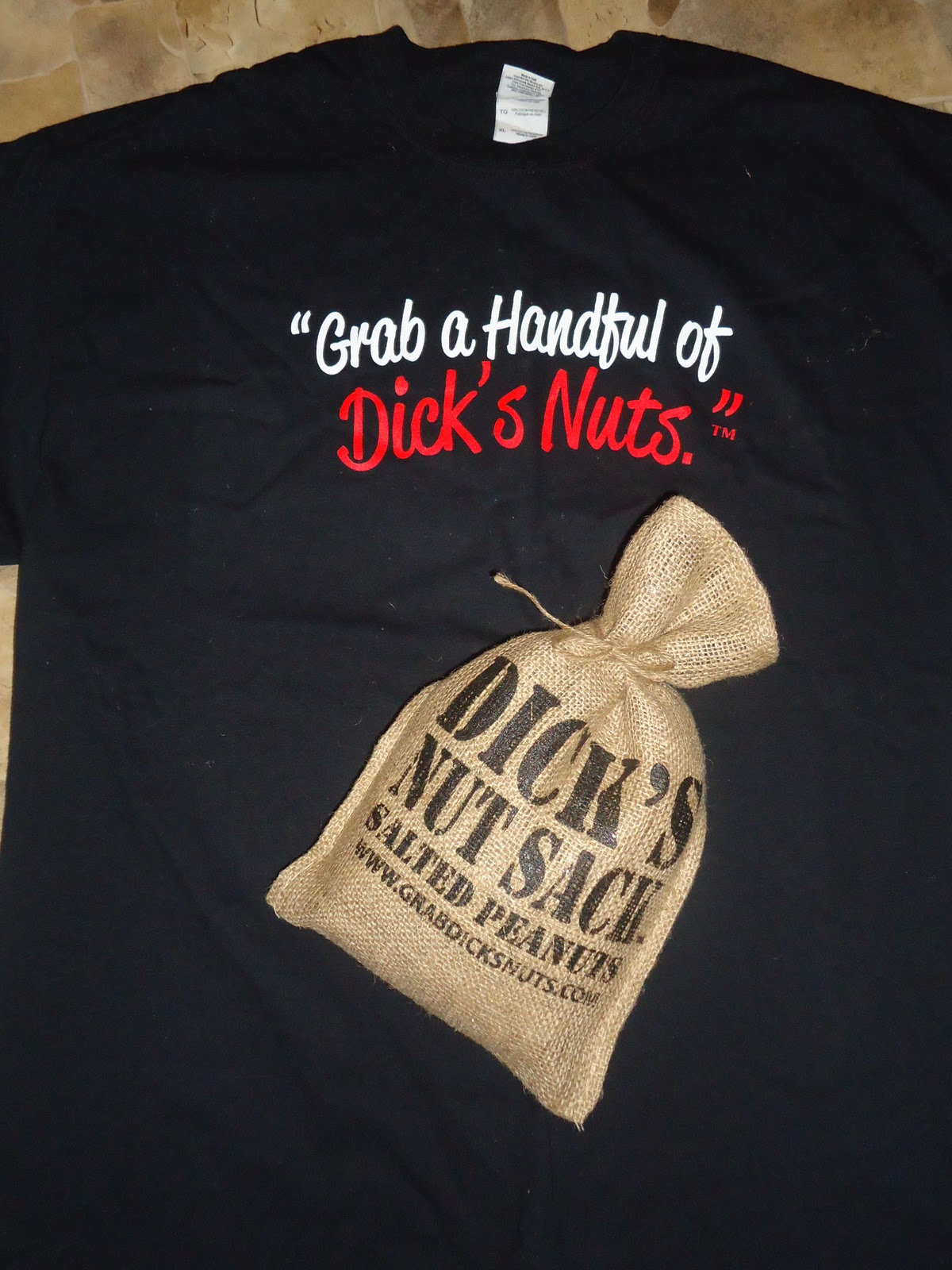 Fishful Thinking: Dick's Nut Sack 1 lb Salted Peanuts in a Burlap Sack ...