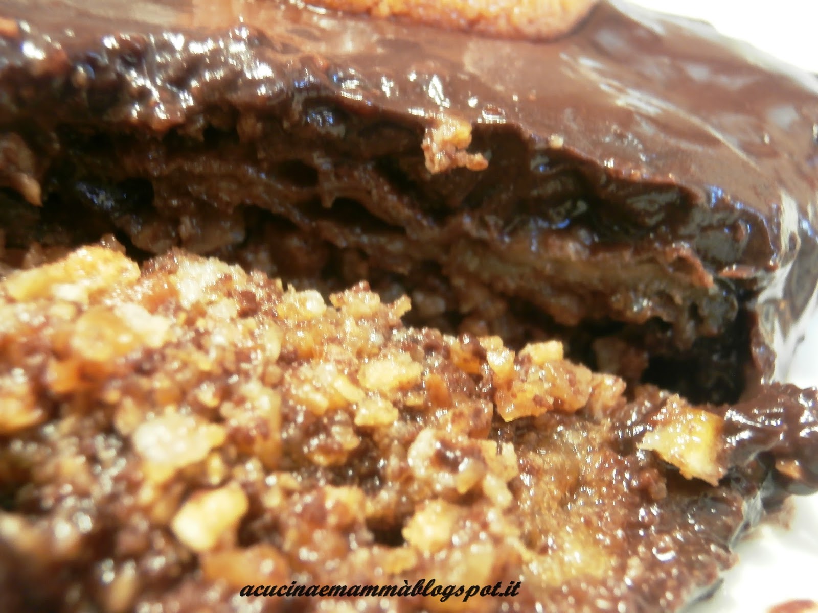 a cucina e mammà: Una strana coppia : mulignana cu'a ciucculata