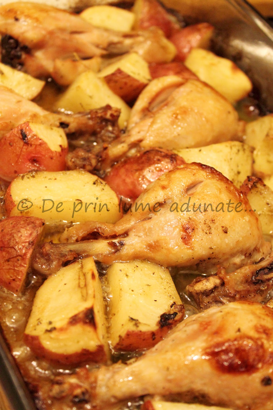 De prin lume adunate...: Pui grecesc/ Greek chicken